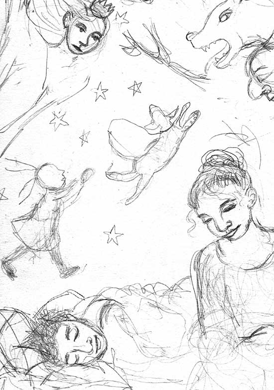 Story Drawings for The Broken Path | Masha du Toit